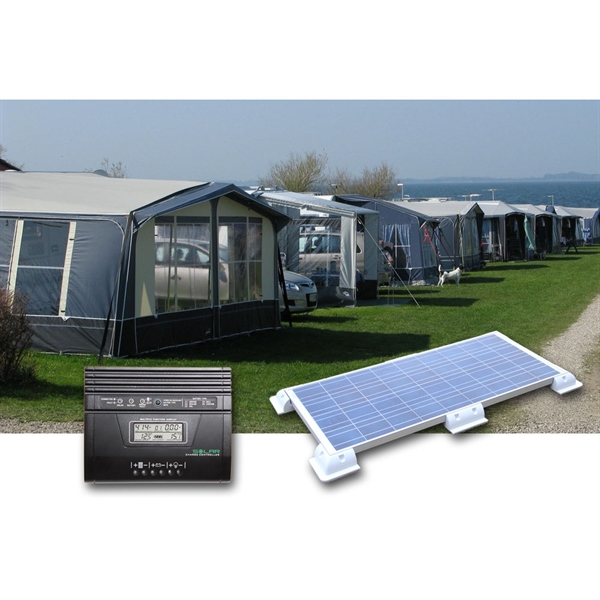 Solceller til campingvogne. Køb solcelleanlæg til camping her